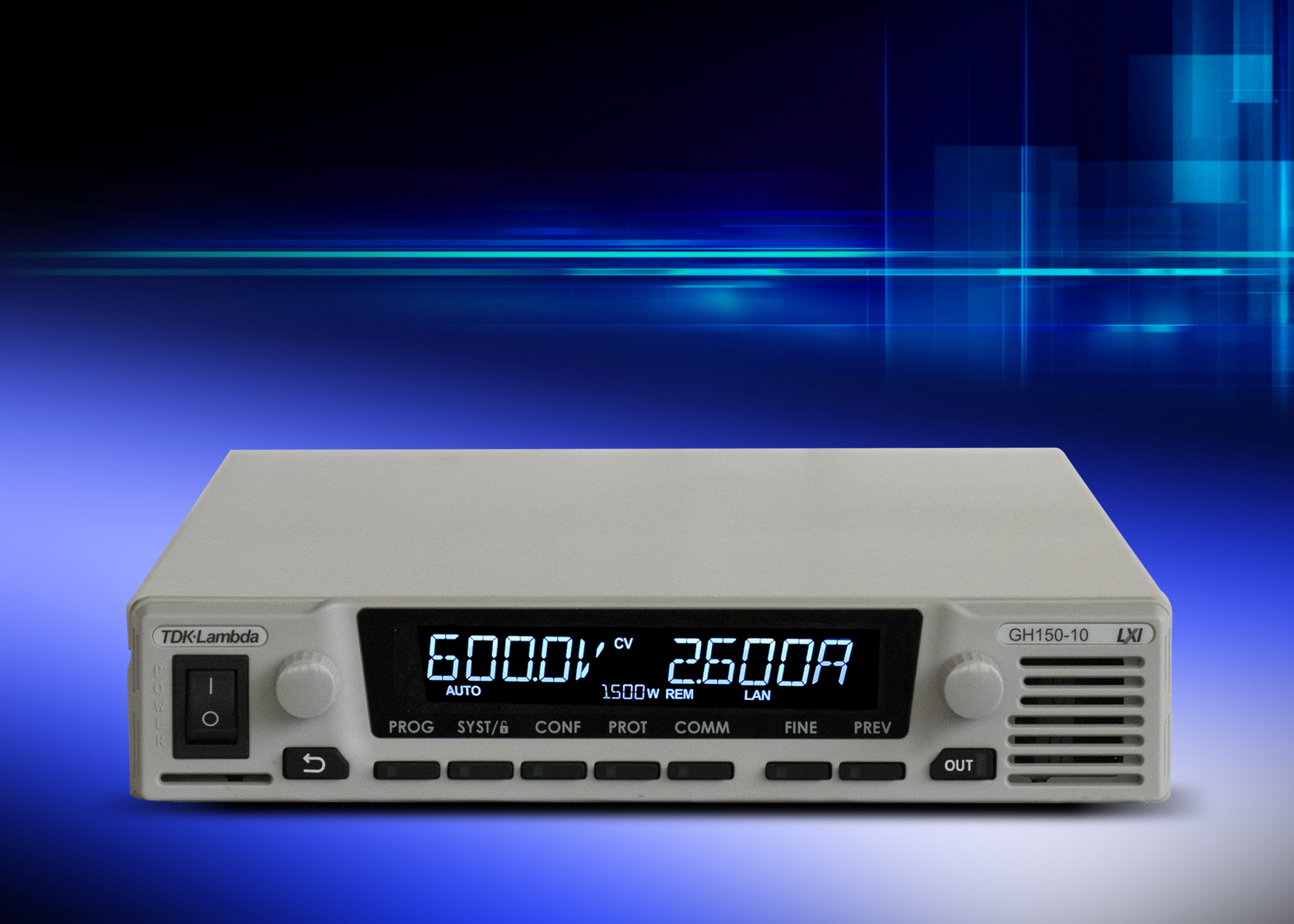 GENESYS+™ 1U Half rack 1kW and 1.5kW 1U Half Wide Power Supply