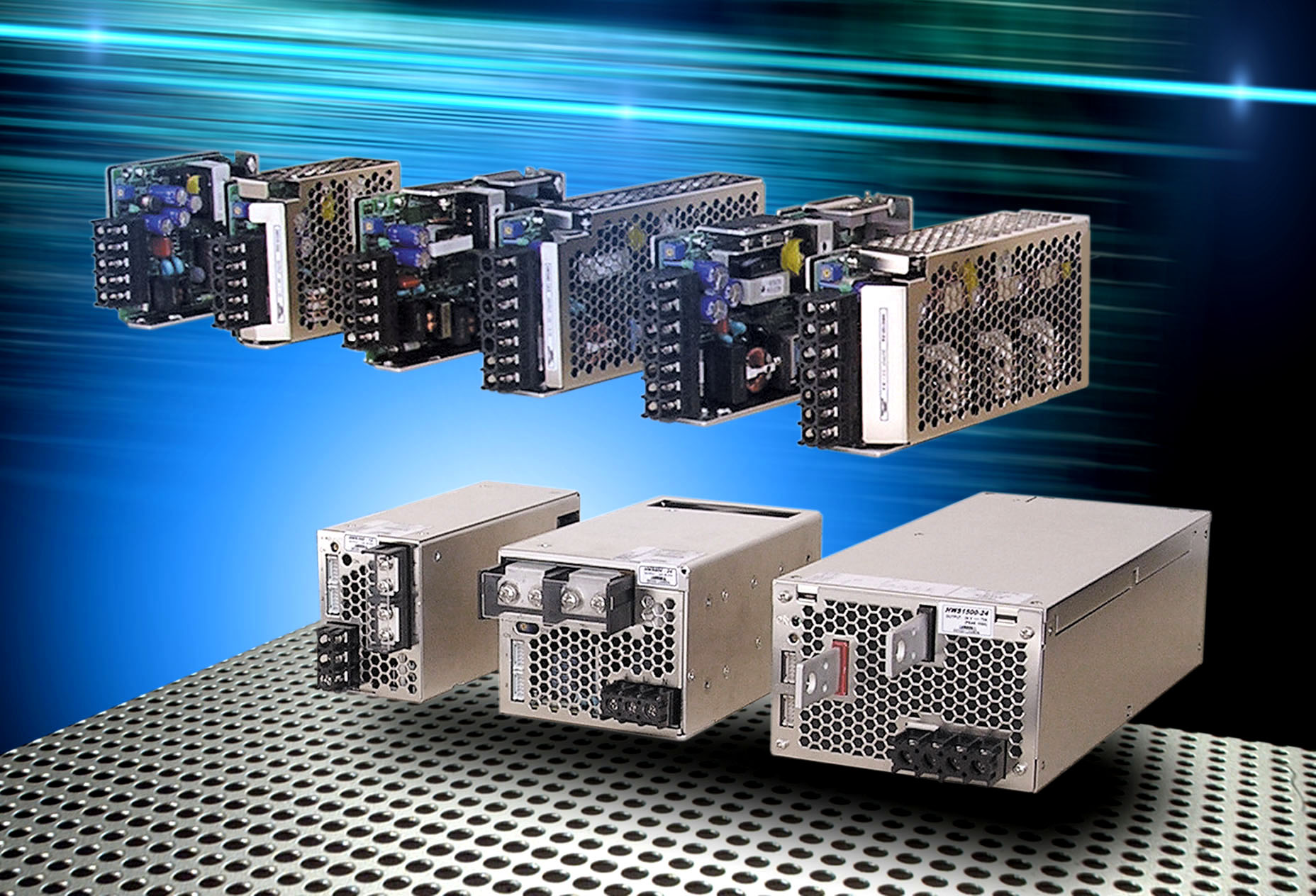 HWS ME 30W - 1500W Single output medical power supplies