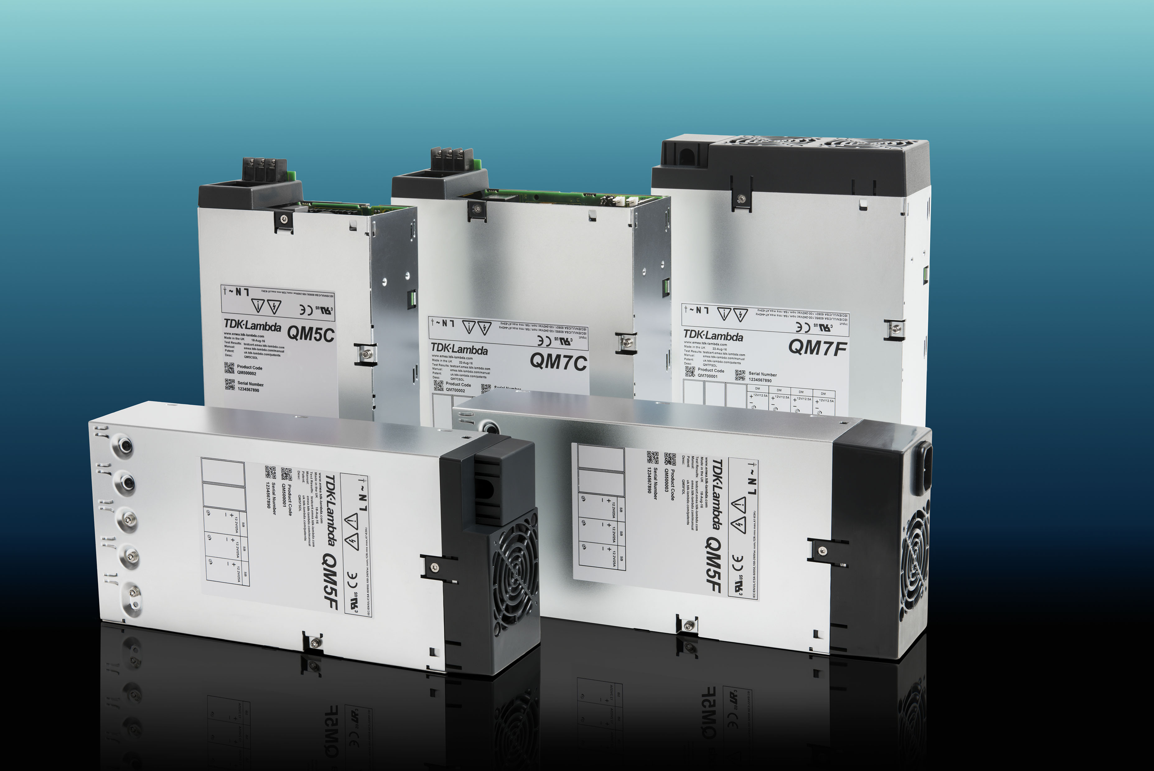 PMBus™ communication interface available for modular power supply series