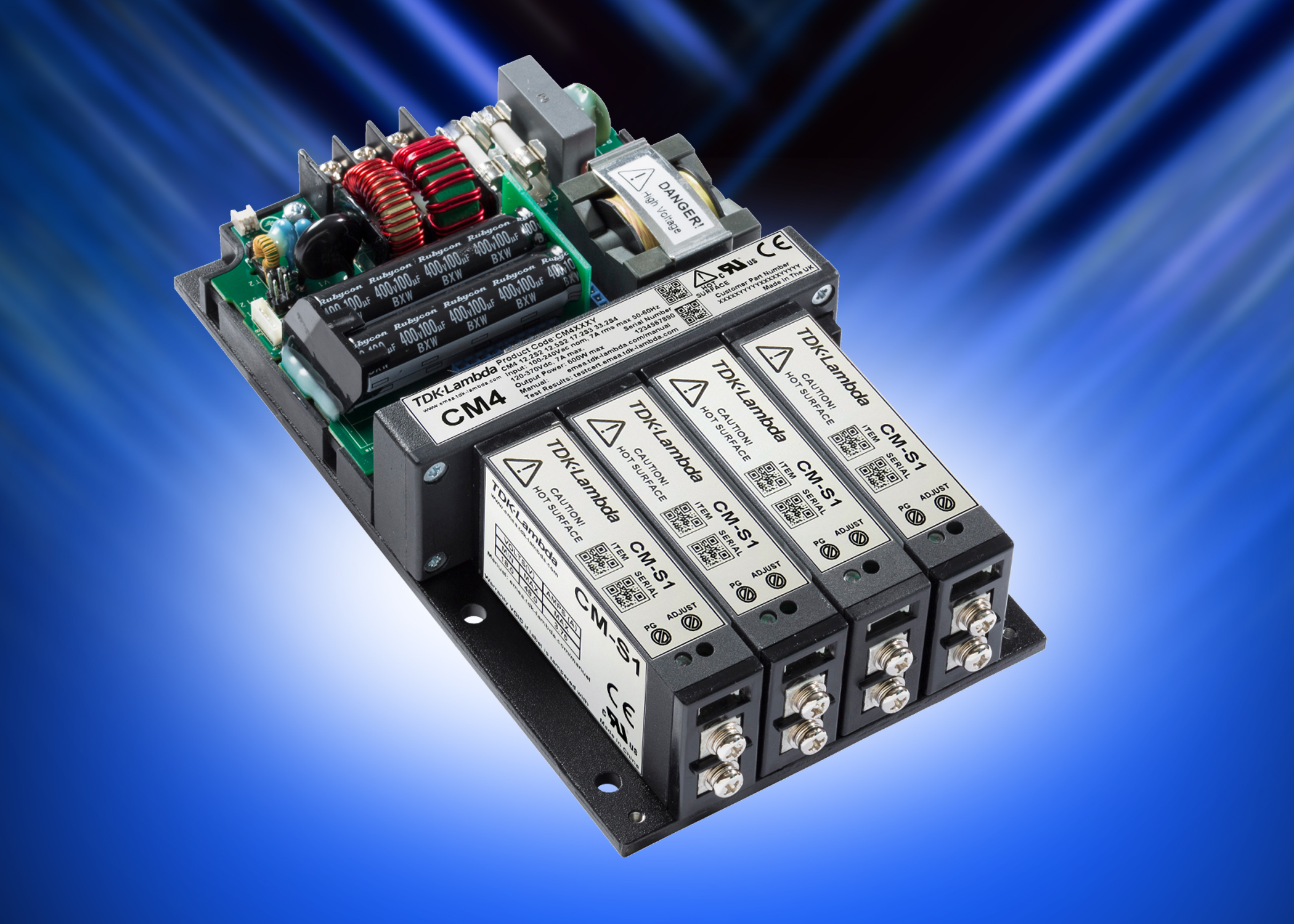 CM4 600W Conduction Cooled Modular Power Supply
