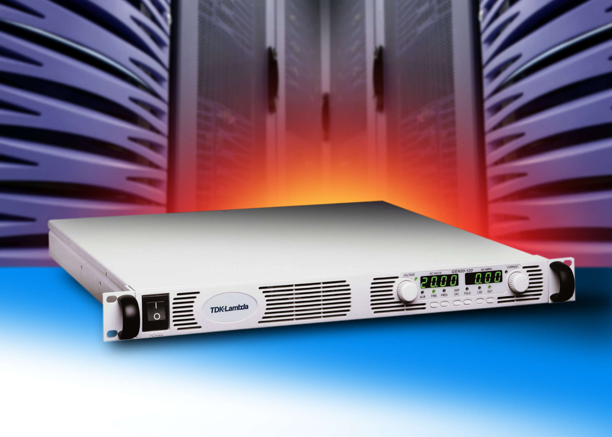 LAMBDA PACKS 2.4kW INTO A 1U RACK