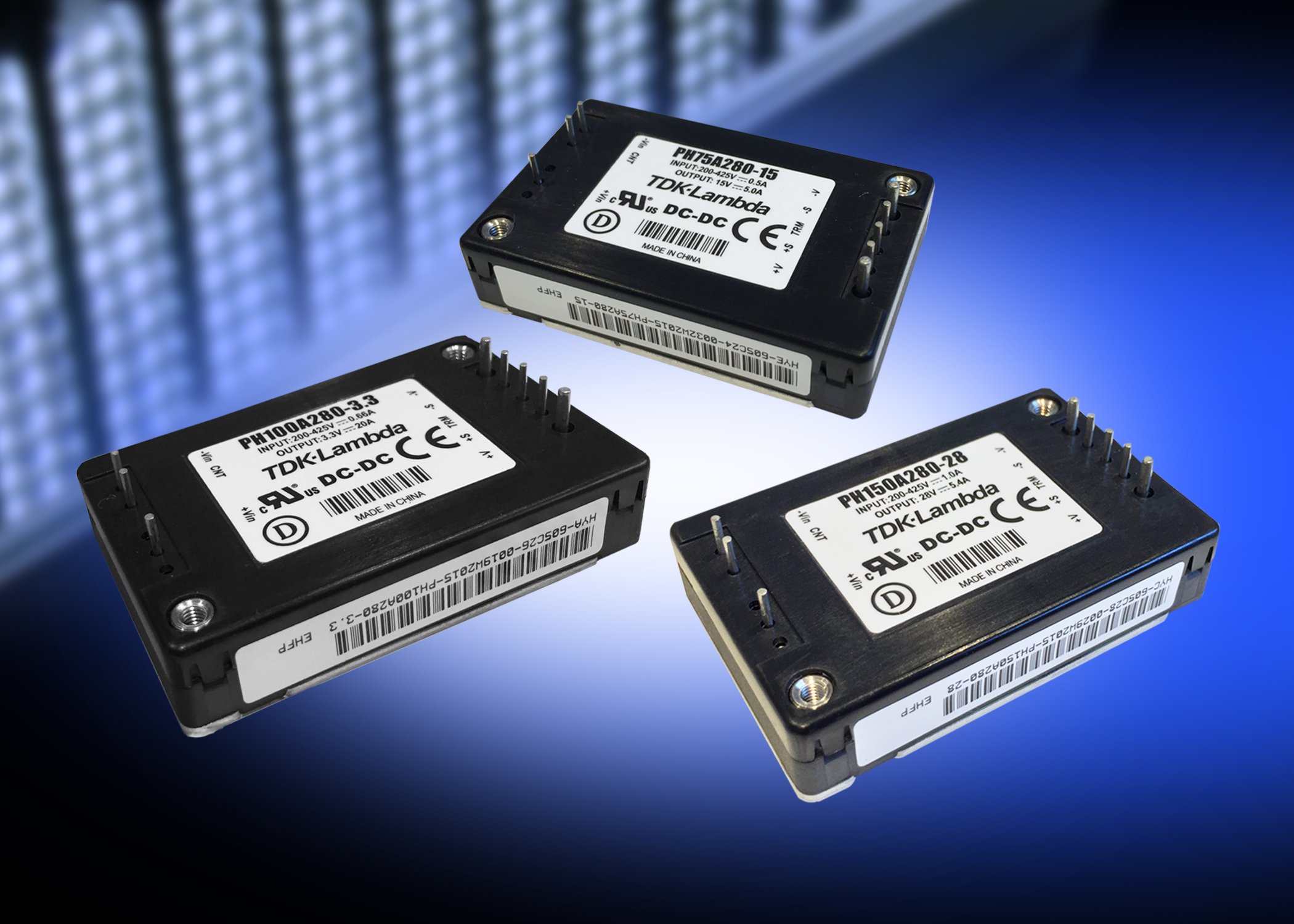 HVDC Input Power Module Series Extended With Additional Output Voltages