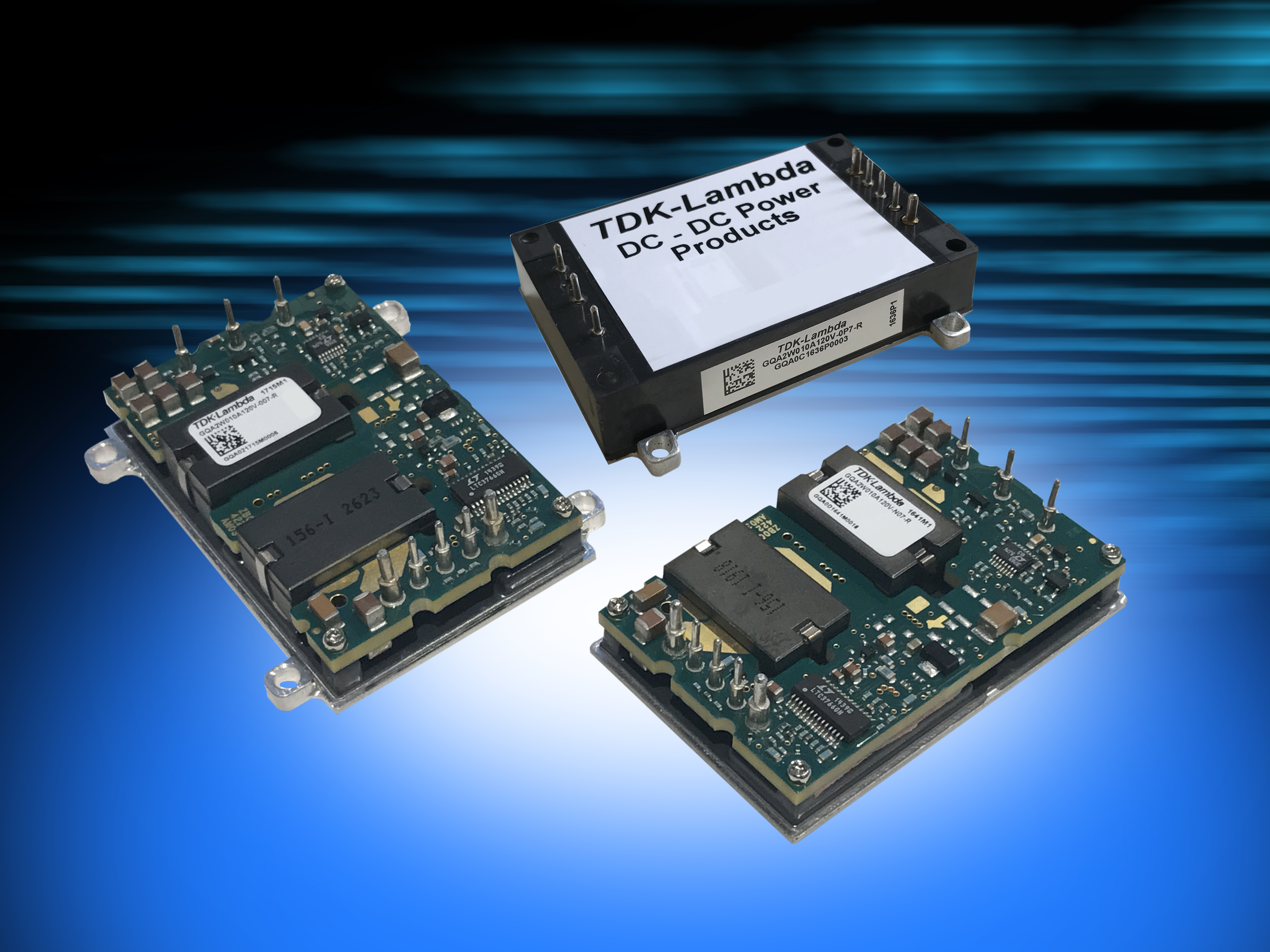Industrial grade 120W DC-DC converters have 4:1 input range